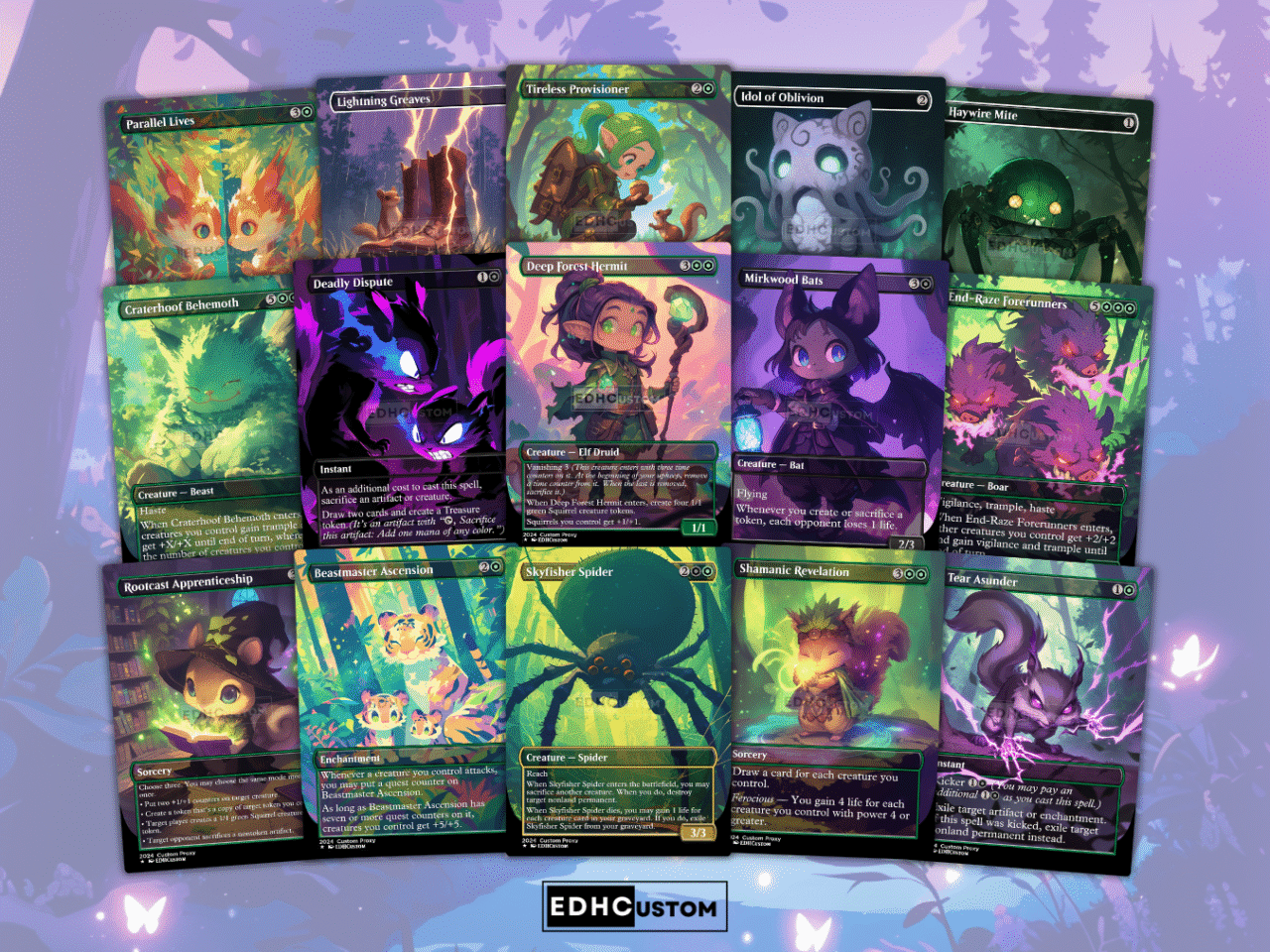 Hazel MTG Proxy Commander Deck Abstract