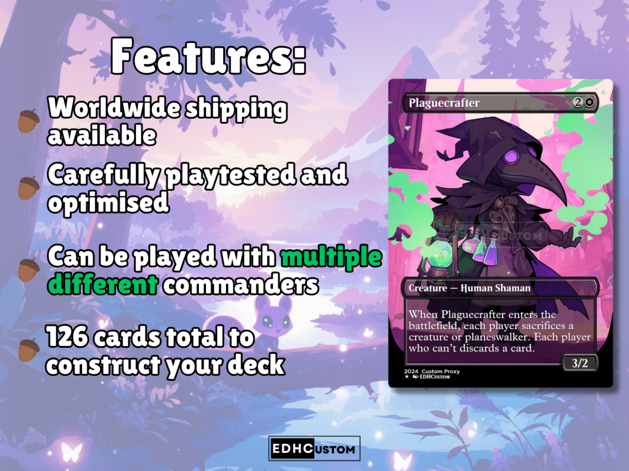 Hazel MTG Proxy Commander Deck Abstract